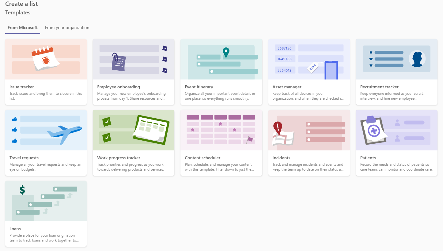 MICROSOFT LISTS: ALL YOU NEED TO KNOW ABOUT PREDEFINED TEMPLATES FOR ...